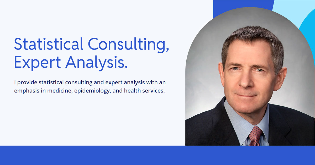 Statistical Consulting, John W. Robinson, M.D., Ph.D.